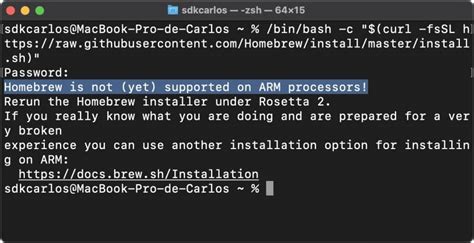 How To Solve Homebrew Installation Error Homebrew Is Not Yet