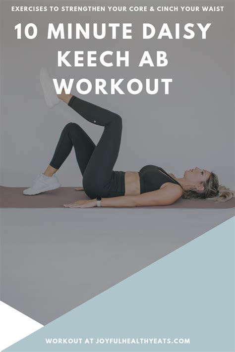 Daisy Keech Ab Workout Joyful Healthy Eats