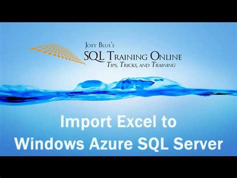 فیلم آموزشی نحوه وارد کردن داده ها از Microsoft Excel به پایگاه داده