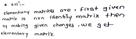 Answered Assume That A Is A Matrix With Four Rows Find The Elementary Matrix E Such That Ea