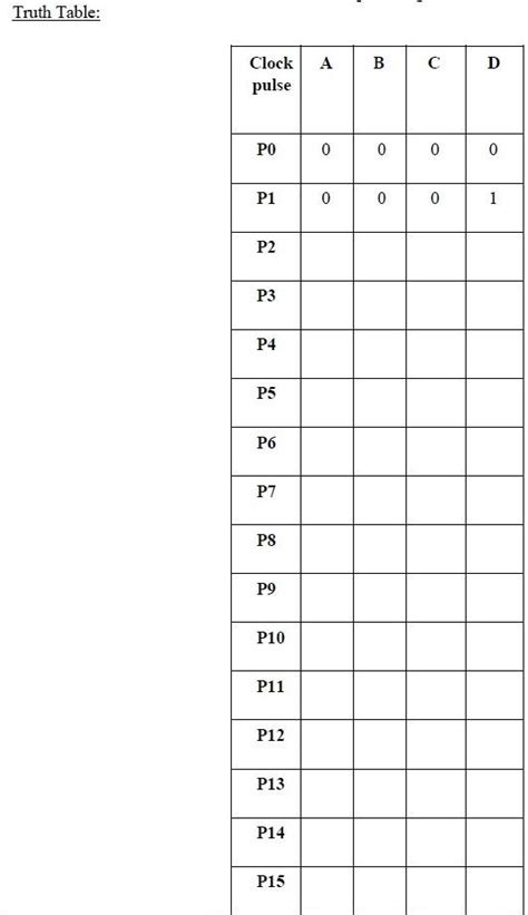 Design Of A 4 Bit Binary Up Down Chegg