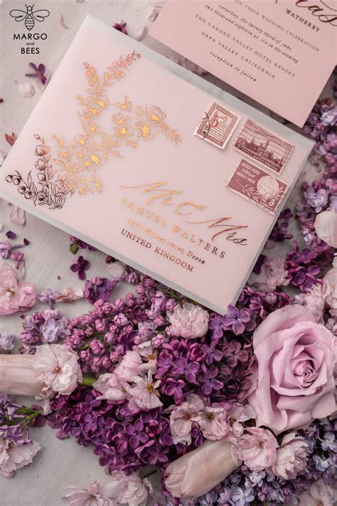 Bespoke Blush Pink Wedding Invitations Creating A Glamorous And
