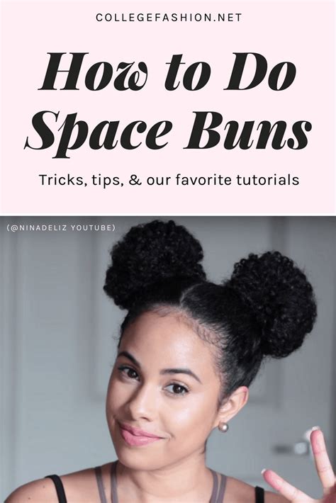 How To Do Space Buns Curls Tips Tricks And Tutorials