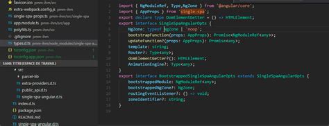 code compialation problem in single spa angular internals types d ts