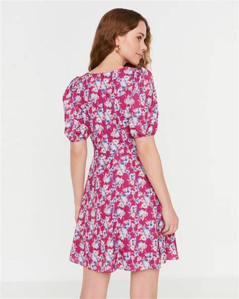 Floral Print Skater Dress Jiomart