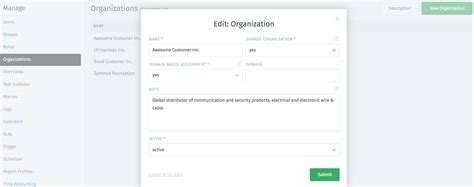 Organizations Zammad Documentation