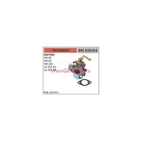 Bucket Carburettor Tecumseh Lawn Mower Mower Hm 80 90 035104 Carbur