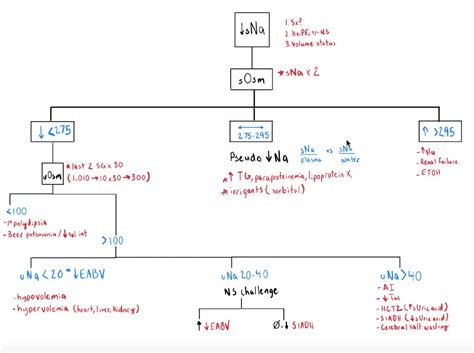 Dx Schema Hyponatremia The Clinical Problem Solvers