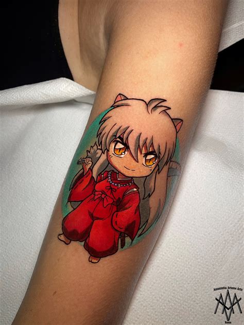 Chibi Inuyasha Tattoo Anime Tattoos Cute Tattoos Inyusha Tattoo Anime