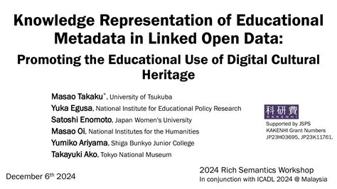 Knowledge Representation Of Educational Metadata In Linked Open Data Promoting The Educational