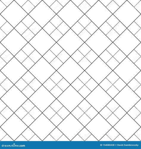 Seamless Geometrical Diagonal Square Pattern Background Design Stock Vector Illustration Of