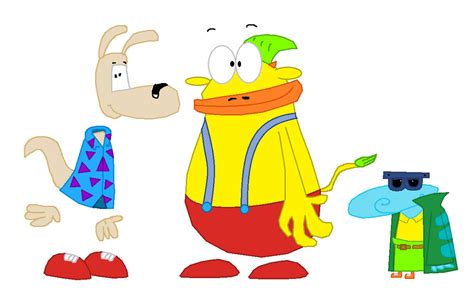Rocko Heffer And Filburt As The Rayman Characters By Zacharybandicoot