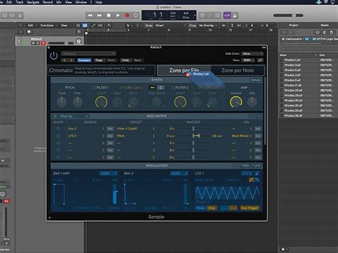 Mapping Multisampled Instruments In Logic Pros Sampler Step By Step