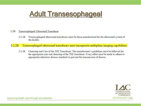 PPT IAC Echocardiography Accreditation 2013 Update PowerPoint