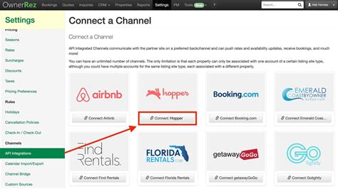 Hopper Homes Setup Connecting Hopper Homes Channel Management