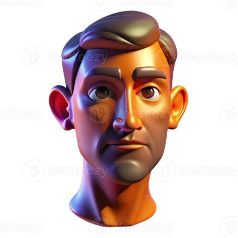 Magnificent Modern An Abstract Representation Of A Human Face Original 57899810 Png