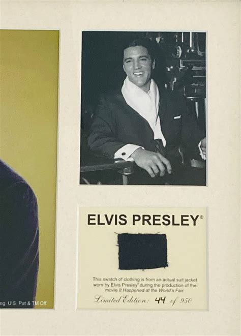 Elvis Presley Official Licensed Piece Suite Worn In 1962 Movie