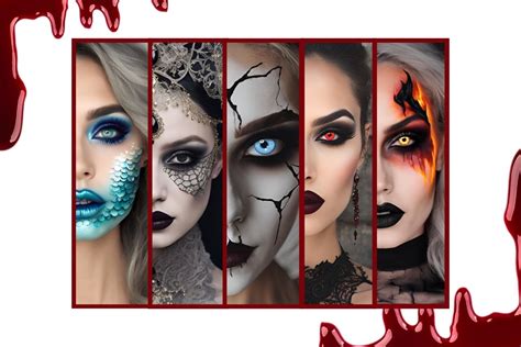 6 Halloween Makeup Looks That Are Both Terrifying And Stunning