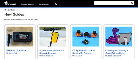 Adafruit Industries On Twitter There Are Over How Tos And Guides At The Adafruit