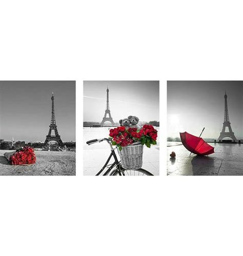 알티피아 에펠탑 장미 3종 3d원형 보석십자수 40x55 티몬