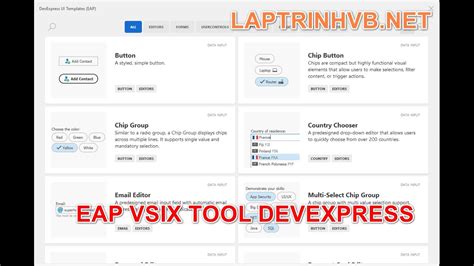 DEVEXPRESS EAP UI Template For C Winform Laptrinhvb Net YouTube