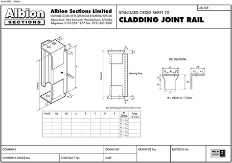 Vertical Rail Assembles And Standard End Cleats Albion Sections