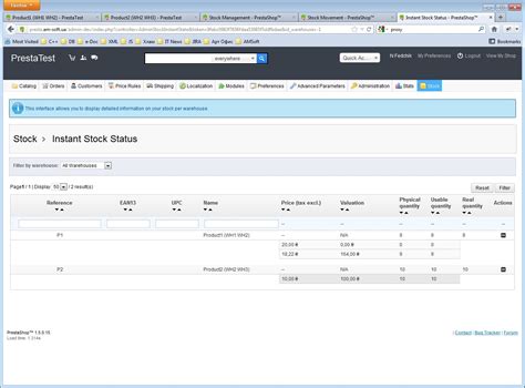 Instant Stock Status Line With 0 Quantity In Warehouse Ecommerce X