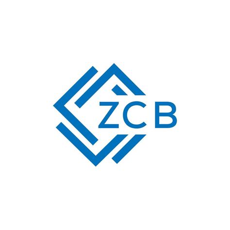 Zcb Technology Letter Logo Design On White Background Zcb Creative