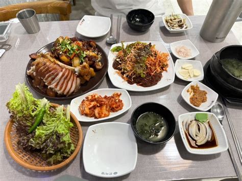 「대구 범어동맛집」 55온족발 본점 온불족 쟁반국수까지 다 맛있는 신천시장맛집 네이버 블로그