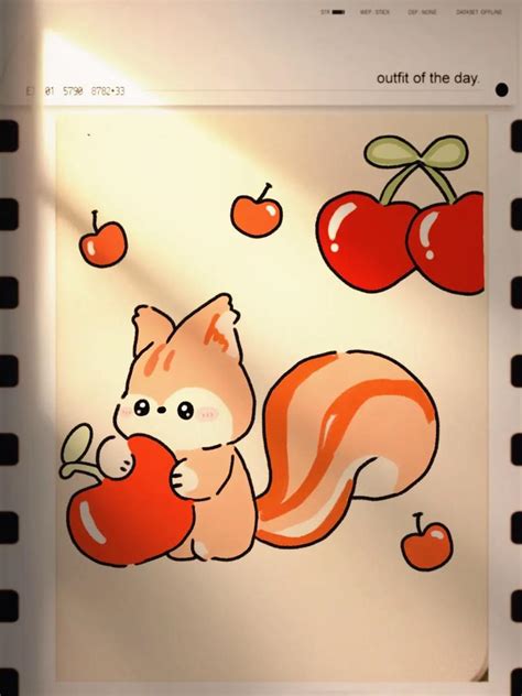 松鼠坚果简笔画 简笔画图片大全