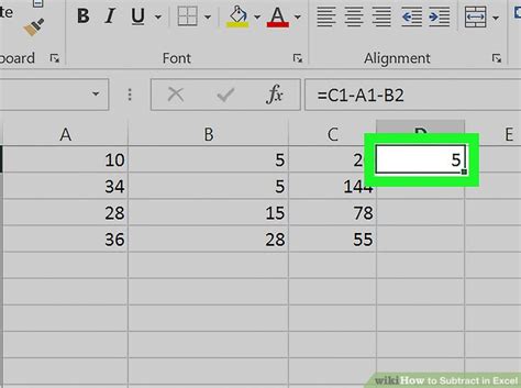 Ways To Subtract In Excel WikiHow Ways To Subtract In Excel WikiHow