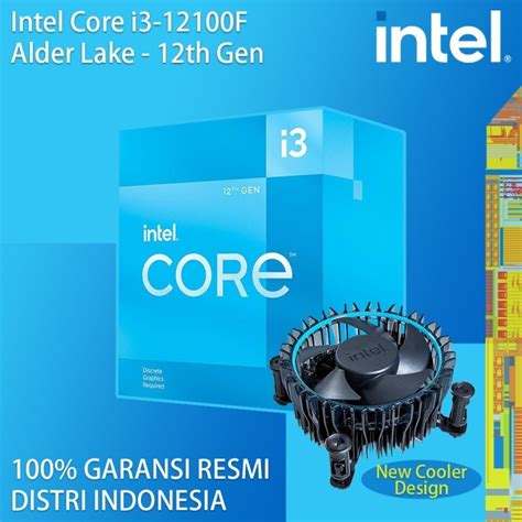 Jual Processor Intel Core I3 12100F Up To 4 3GHz Socket LGA 1700 Alder