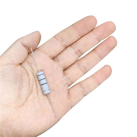 30 Pcs 5w 5 Watt Metal Oxide Film Resistor Axial Lead 1m Ohm ±5