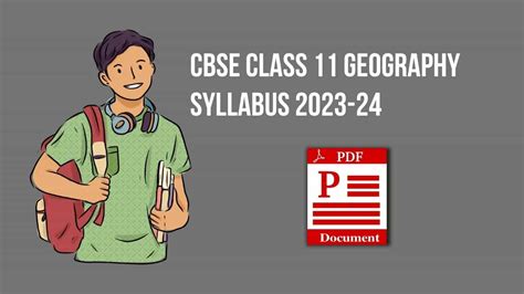 CBSE Class 11 Geography Syllabus 2023 24 Check Here