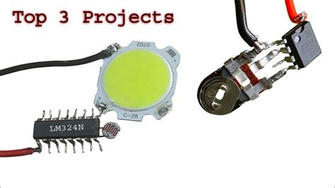 Top 3 LM393 LM324 Ic Diy Electronics Projects Useful Top 3 Projects YouTube