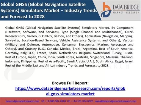 Ppt Global Gnss Global Navigation Satellite Systems Simulators Market Powerpoint