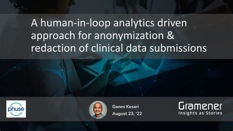 How Ai Can Help Anonymize Clinical Trial Data Pdf Computer Software And Applications Computing