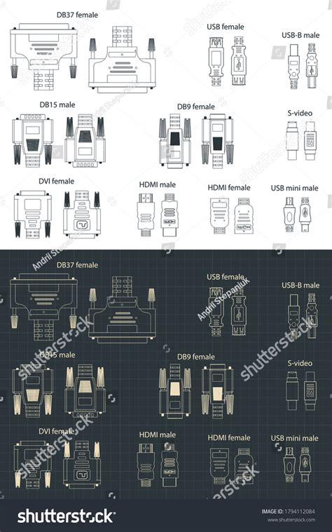 Mini Usb Electronic Drawing Images Stock Photos Vectors Shutterstock