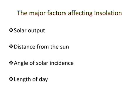 Insolation And Heat Budget Ppt