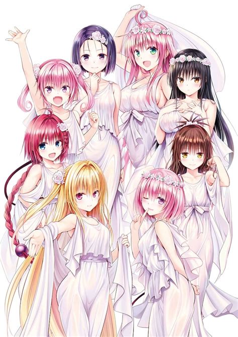 New To Love Ru Illustration By Kentaro Yabuki To Celebrate The 15th