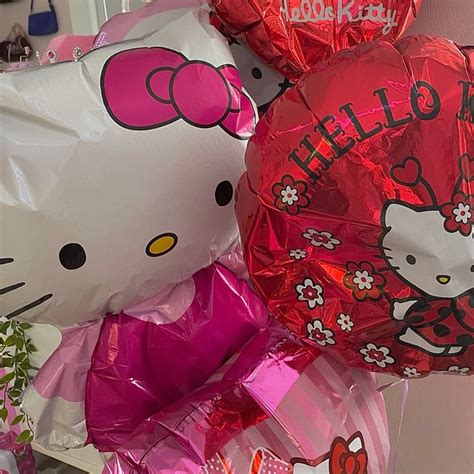 Hello Kitty Balloons 💝💝 Hello Kitty Birthday Hello Kitty Items