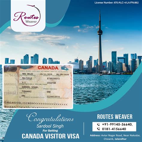 Routes Weaver 🇨🇦 Canada Visitor Visa Approved 🇨🇦