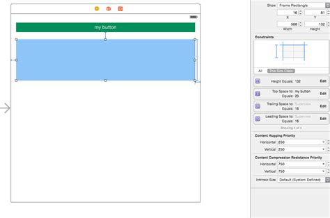 Objective C Ios Setting The Cornerradius With Trailing Space The
