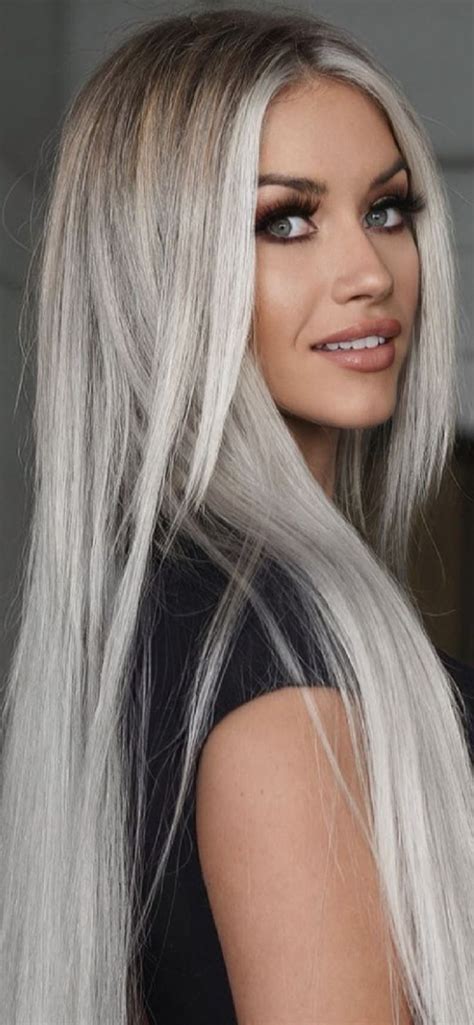 Pin By KATE On COLORS HIGHLIGHTS LOWLITES Silver Blonde Hair