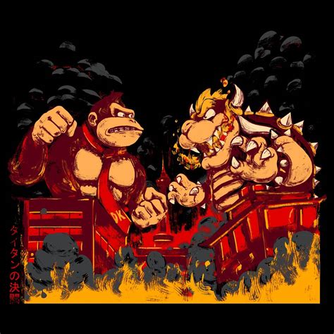 Donkey Kong Vs Bowser