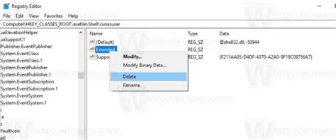 make run as always visible in context menu in windows 10