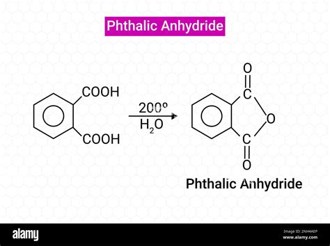 Chemical Structure Of Phthalic Anhydride Stock Vector Image And Art Alamy