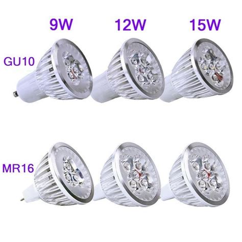 10x Mr16 Gu10 Led Light Bulb 9w 12w 15w Spotlight Downlight Lamp Au