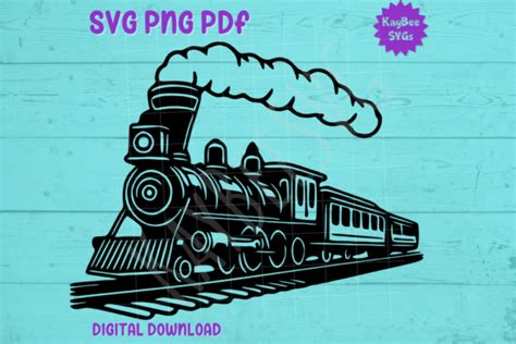 Steam Train SVG PNG PDF Cut Files Graphic By Kaybeesvgs Creative Fabrica