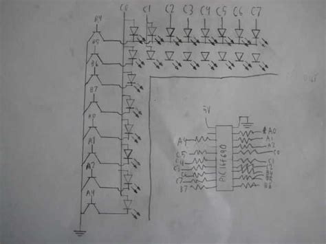 Matriz De LED X Paso El Circuito Askix